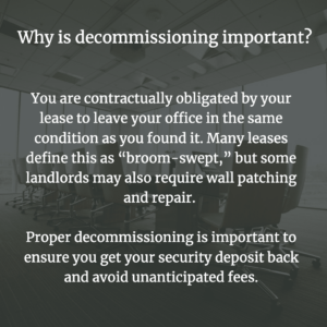 Everything You Need to Know About Office Decommissioning | The Armstrong Company